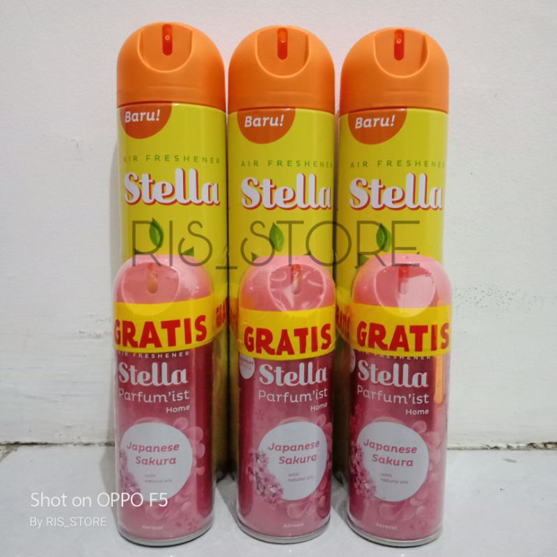 Jual Stella spray Semprot Botol 400ml gratis stella parfum'ist 140ml ...