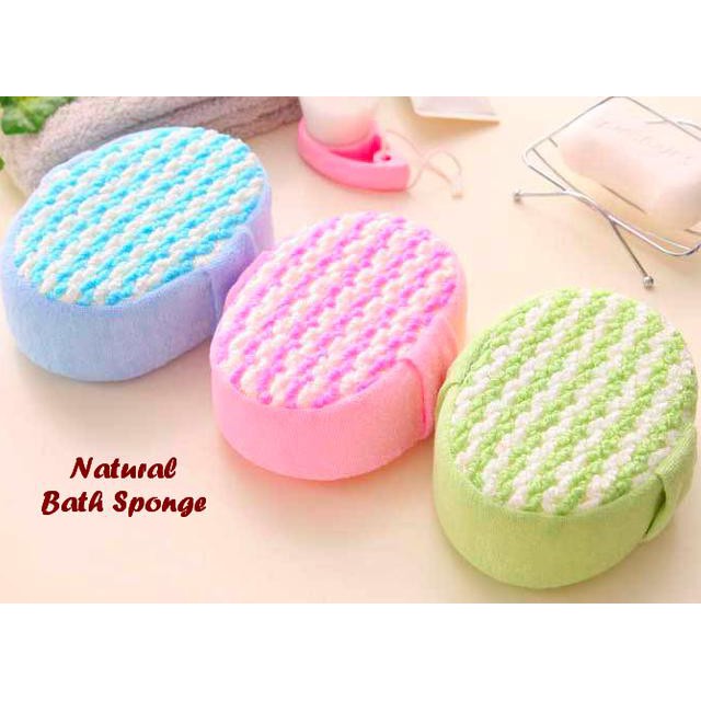 Jual EKSKLUSIF NEW NATURAL BATH SPONGE (SPONGE MANDI DGN KANDUNGAN BUAH ...