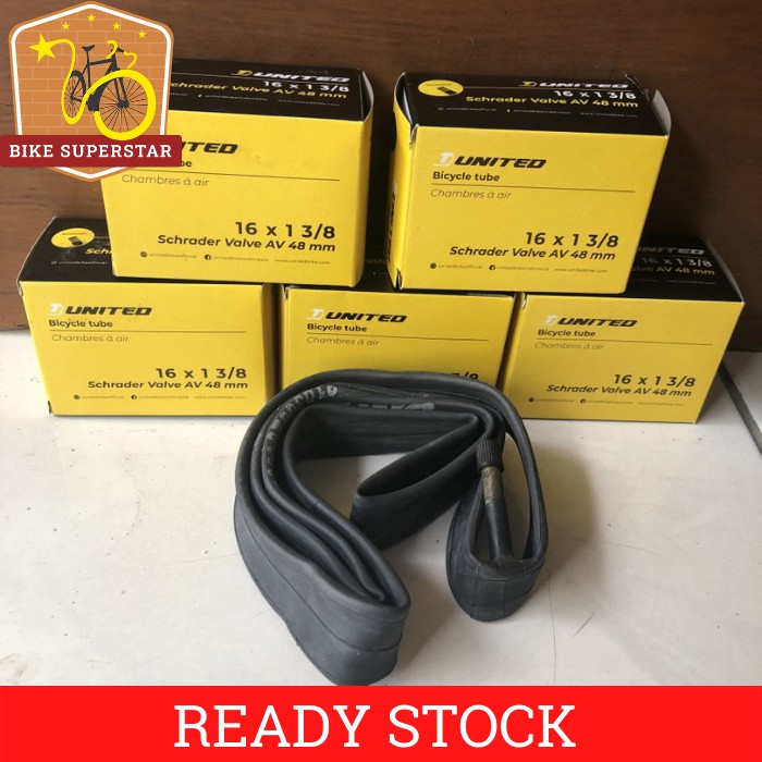 Jual Ban Dalam Sepeda United Innova 16 x 1 3/8 AV Pentil Motor 48 mm 4,8 cm | Shopee Indonesia