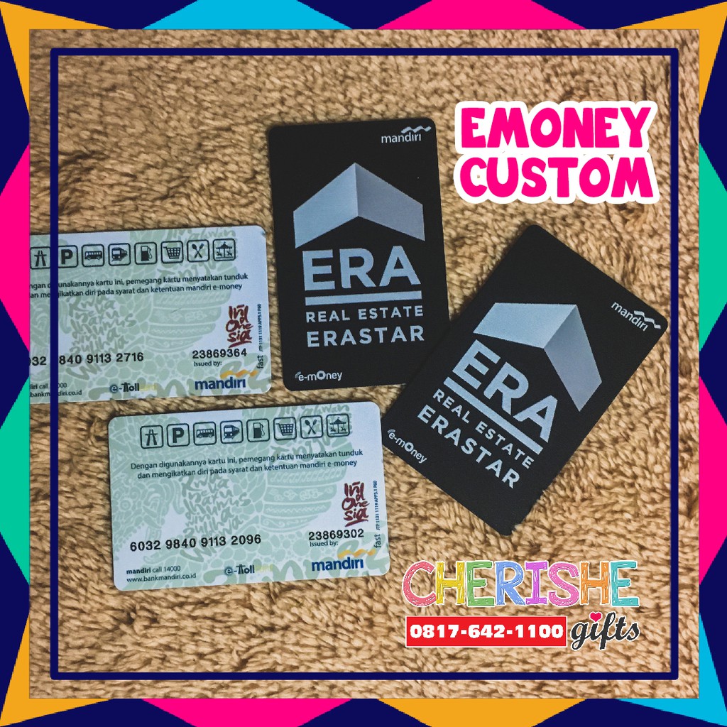 Jual E Money Custom Foto bisa untuk ID Card Kantor atau komunitas ...