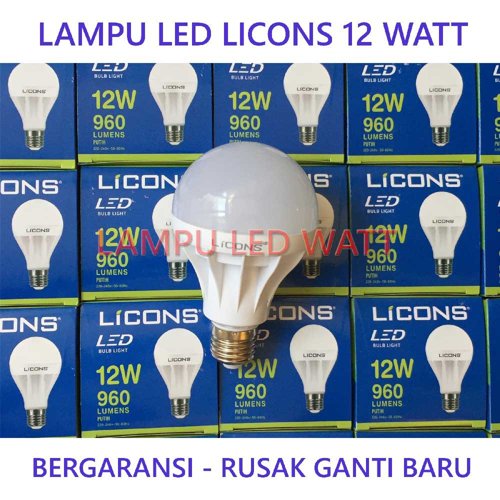 Jual Lampu LED murah 12 Watt Licons | Shopee Indonesia