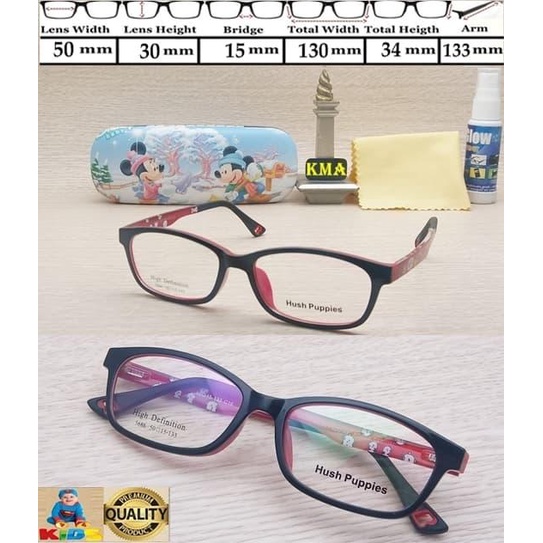 Jual frame kacamata anaka anak HUSH PUPPIES frame anak kacamata kids 5 ...