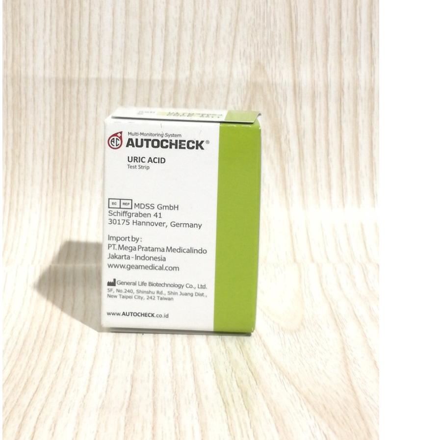 Jual Terjangkau!! STRIP AUTOCHECK Uric Acid/Asam Urat - ISI 25 STRIP ...