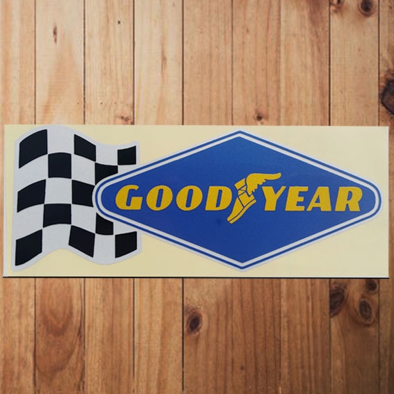 Jual Stiker sticker Goodyear Flag Combination New | Shopee Indonesia