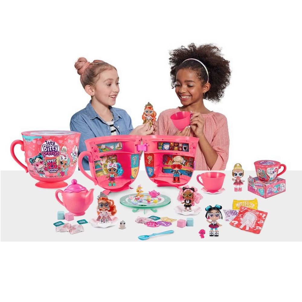 Jual Zuru Itty Bitty Prettys Giant Tea Party Pretty Big Tea with over ...