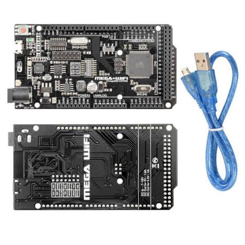 Jual Arduino Mega 2560 Wifi ESP 8266 R3 CH340 FREE USB IOT Dev Board ...