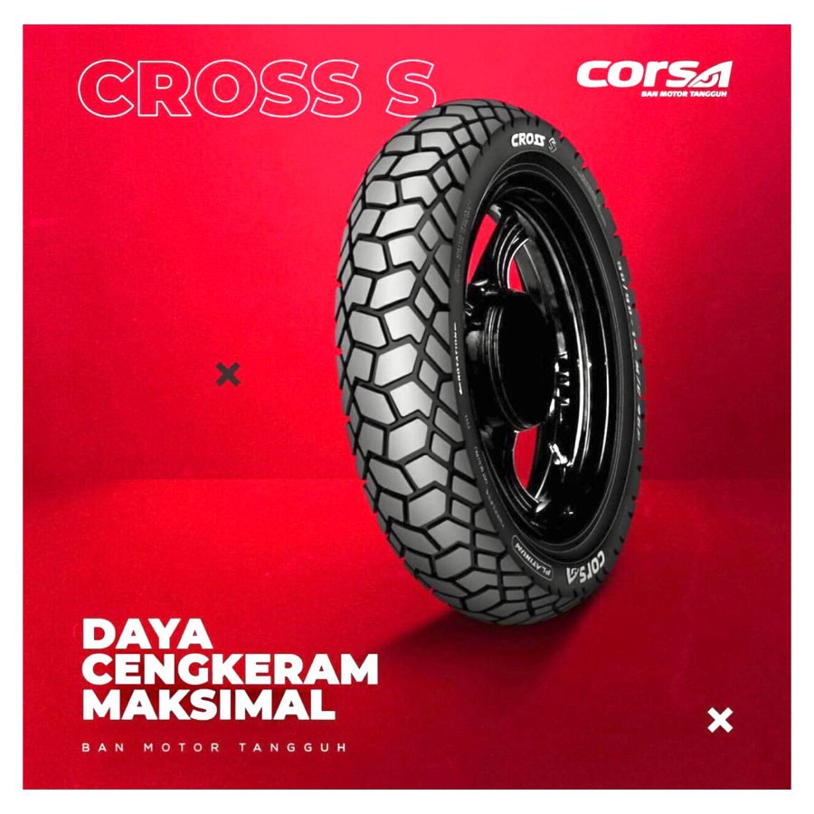 Jual Ban Corsa Cross S 100/80-17 + 120/80-17 ( Paket Hemat Depan ...