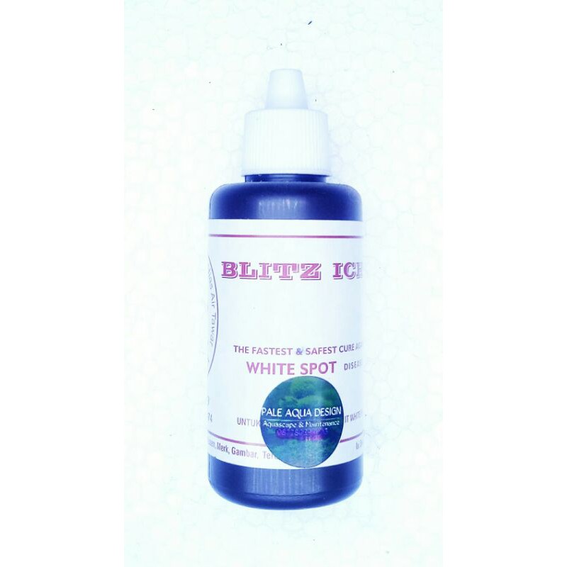 Jual blitz icht hans&lily obat ikan sakit white spot untuk aquarium ...