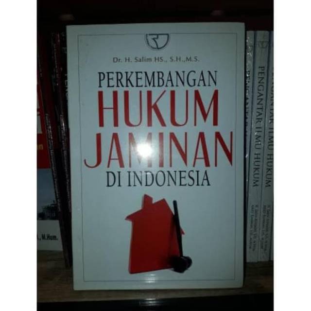 Jual Buku Perkembangan Hukum Jaminan Di Indonesia By Salim Hs Shopee Indonesia 
