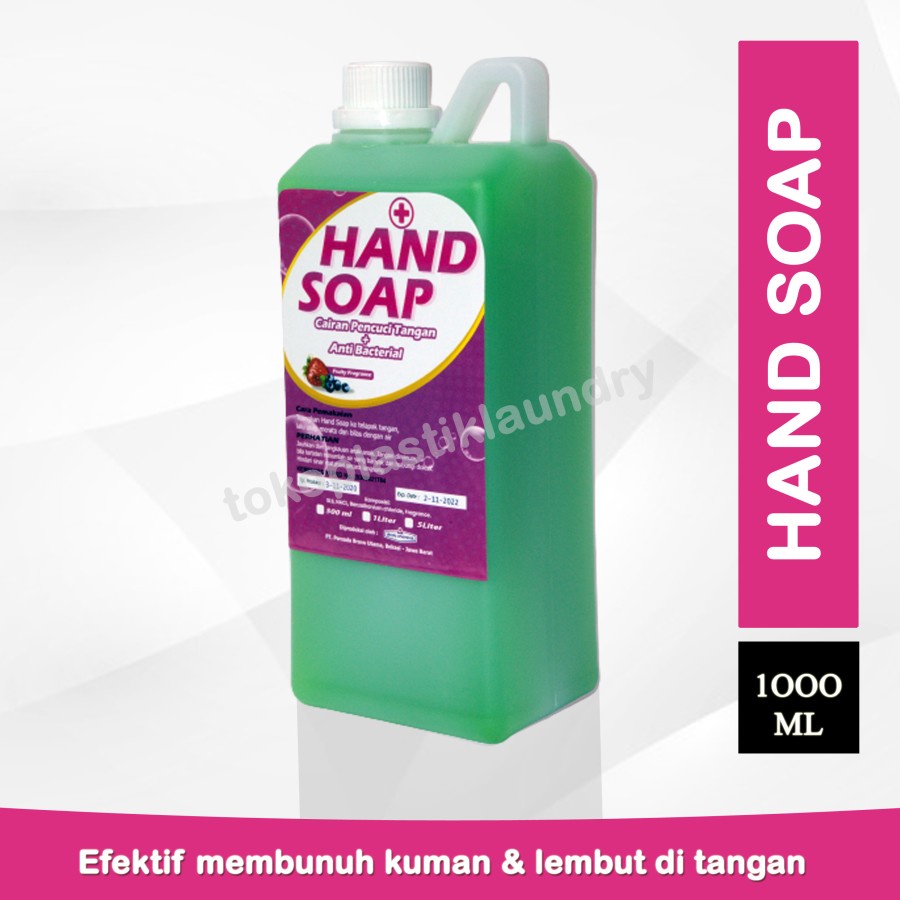 Jual Hand Soap Sabun Cuci Tangan Hand Wash Anti Bakteri 1000 ml ...