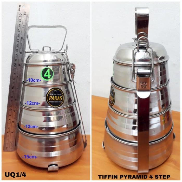 Jual Termurahhh!! Rantang | Lunch Box 4 Tingkat Stainless Steel-Rantang ...