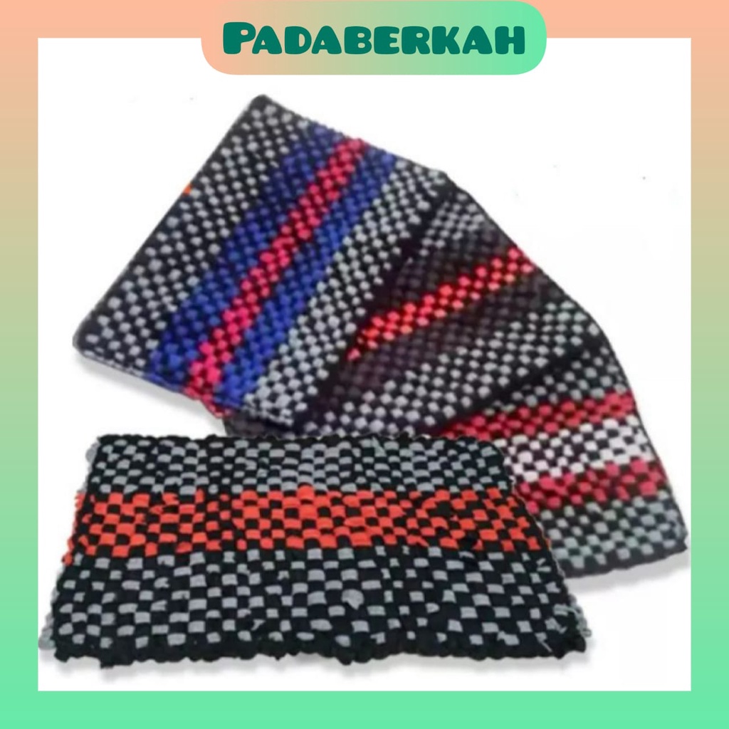 Jual TokoPadaBerkah Kesed Keset Anyaman Keset Kain Perca Keset Kaki ...