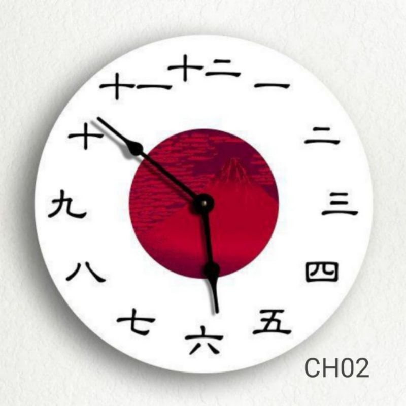 Jual JAM UNIK, JAM DINDING YIN YANG , JAM JAPAN , DESIGN MODERN DAN ...