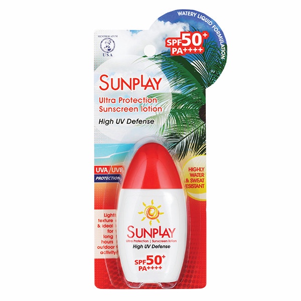 Jual SUNPLAY SUNSCREEN SPF 50+PA++++ (lotion merah) | Shopee Indonesia