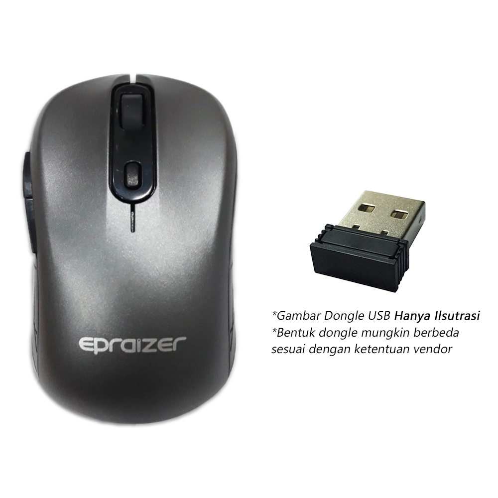 Jual MOUSE WIRELESS EPRAIZER EM-89 USB TYPE C AND A - MAC SUPPORT ...