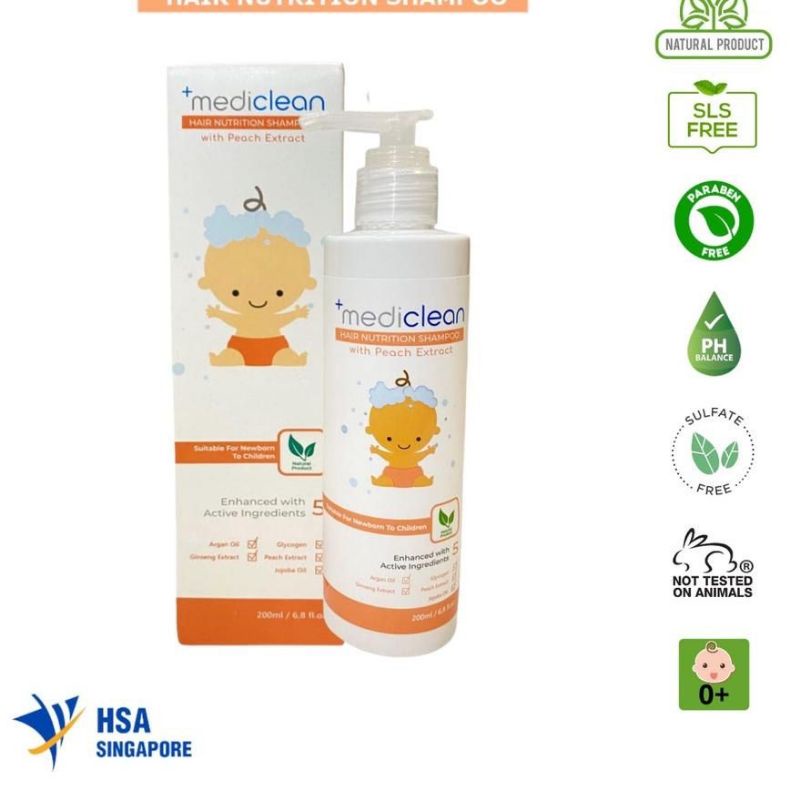 Jual mediclean hair nutrition shampoo 200ml | Shopee Indonesia