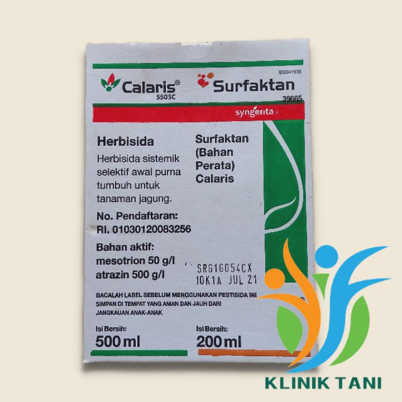 Jual HERBISIDA CALARIS+SURFAKTAN 500ML+200ML | Shopee Indonesia