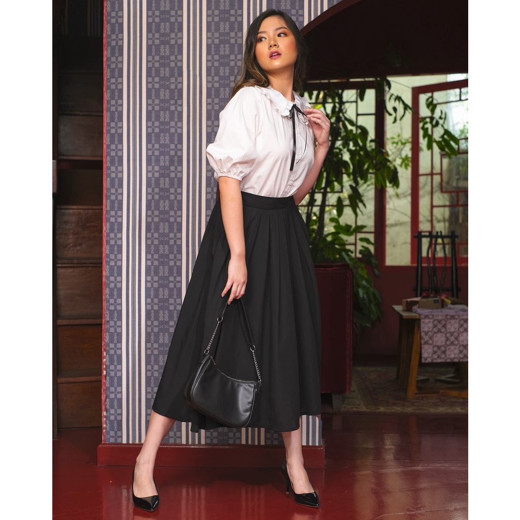 Jual Kichi Rok Maxi Felice Black | Shopee Indonesia