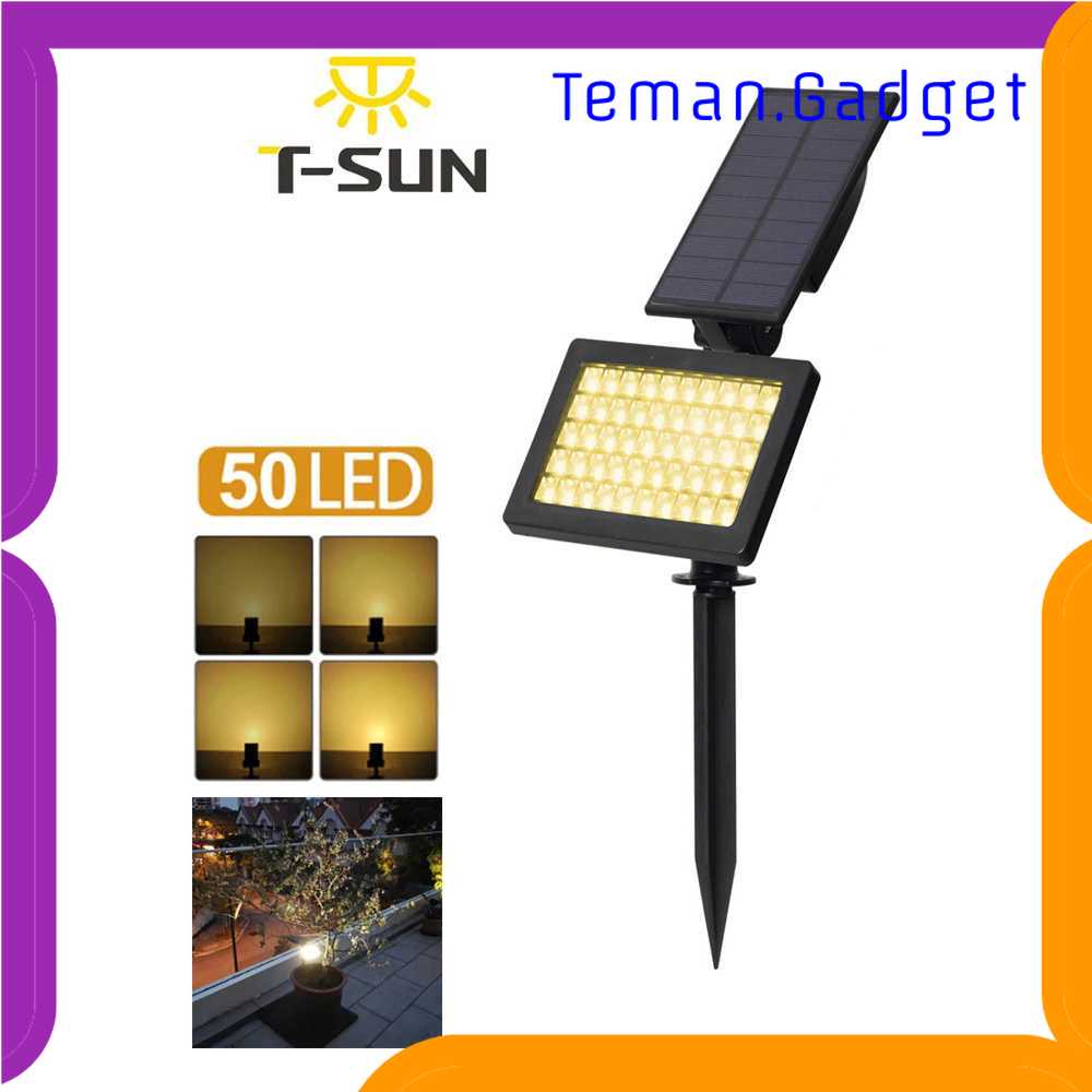 Jual TG-DHA T-Sun Lampu Taman Energi Solar Panel 50 LED 3W Warm White ...