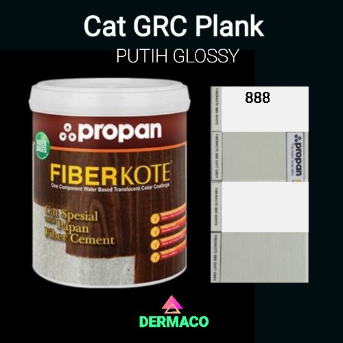 Jual CAT FIBERKOTE GRC 1 Liter / PUTIH GLOSSY / CAT PROPAN / CAT PAPAN ...