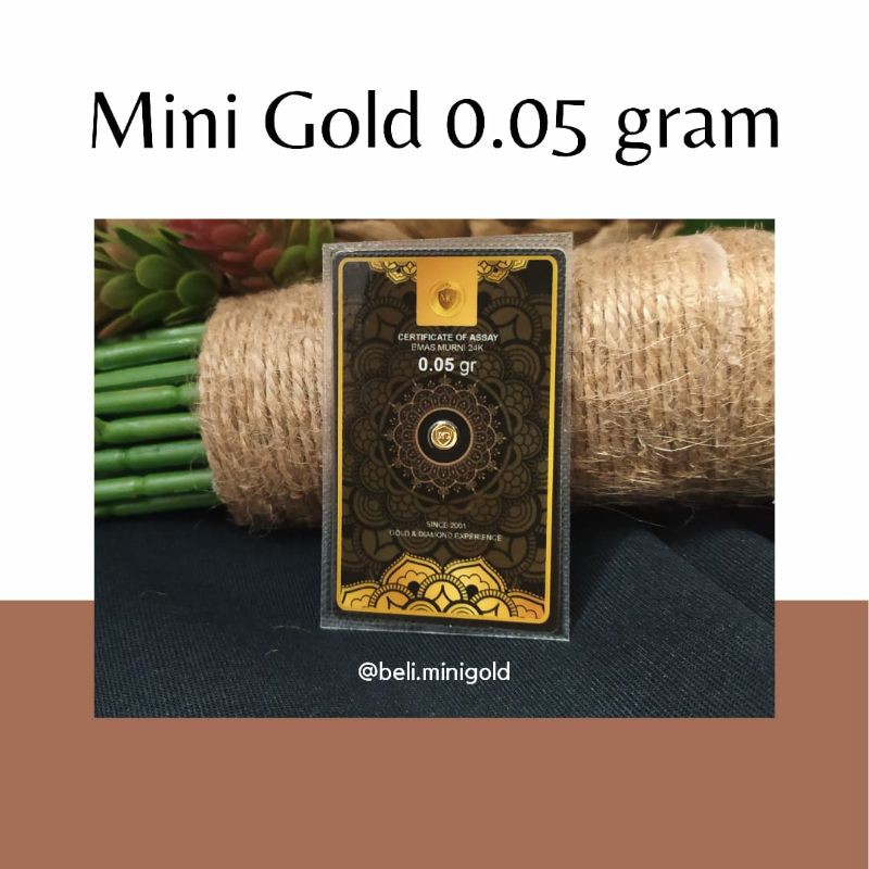 Jual Mini Gold 0,05 gram | Shopee Indonesia