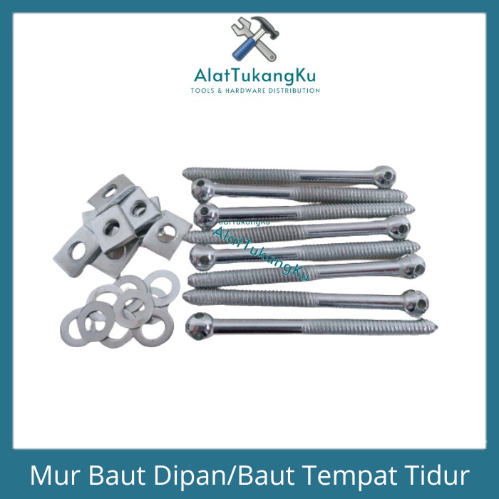 Jual Baut Dipan KZK / Mur Baut Skrup Sekrup Ranjang Dipan Kayu/Baut Mur ...