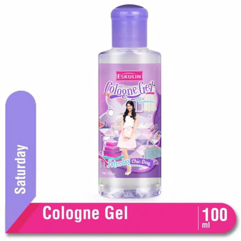 Jual Eskulin Cologne Gel Saturday Bottle 100ml | Shopee Indonesia