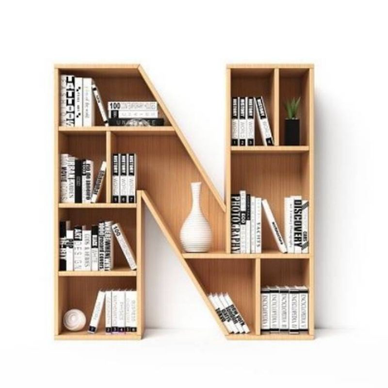 Jual rak buku huruf | Shopee Indonesia