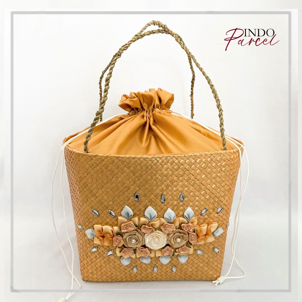 Jual INDOPARCEL - Tas Hampers Anyaman Tas Keranjang Anyaman Pita parcel ...