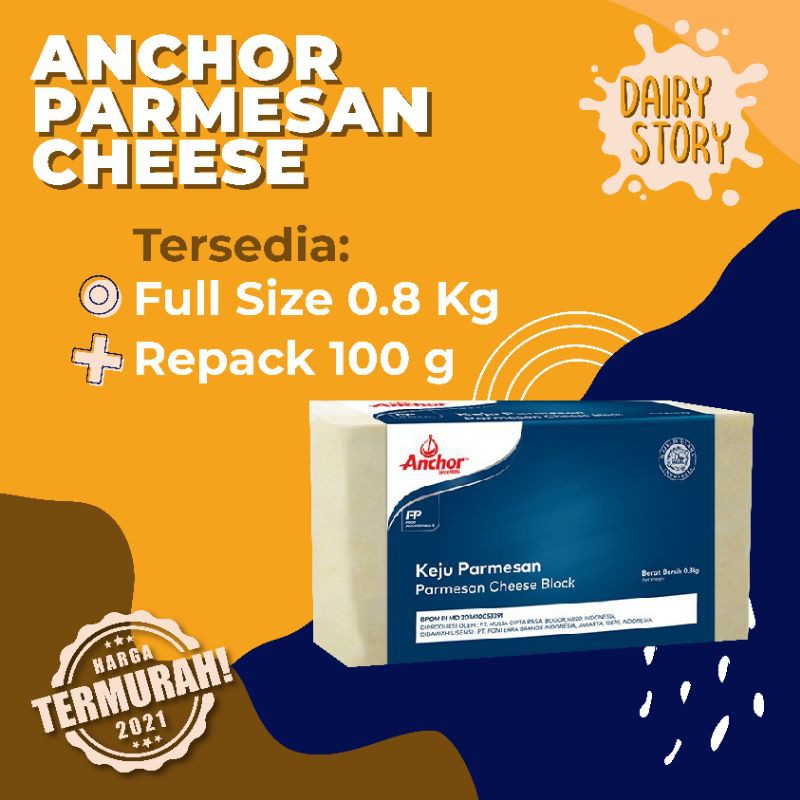Jual ANCHOR Parmesan Cheese (100 Gram) | Shopee Indonesia