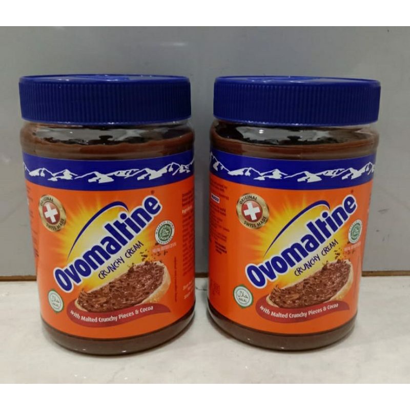 Jual OVOMALTINE CRUNCHY CREAM / SELAI OLESAN COKELAT 680gram | Shopee ...