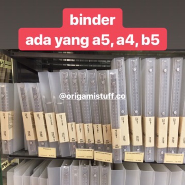 Jual Binder Transparan MUJI | Shopee Indonesia