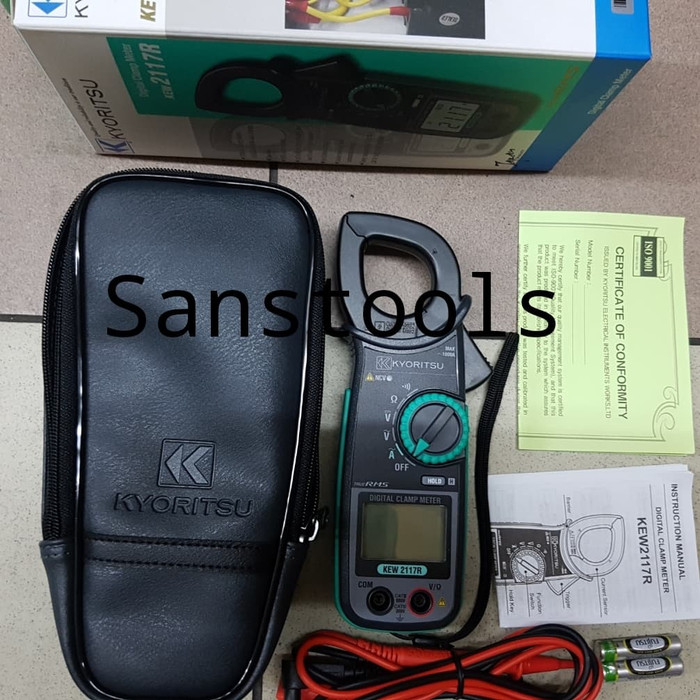 Jual tang ampere / digital clamp meter KYORITSU 2117R AC 1000A | Shopee ...