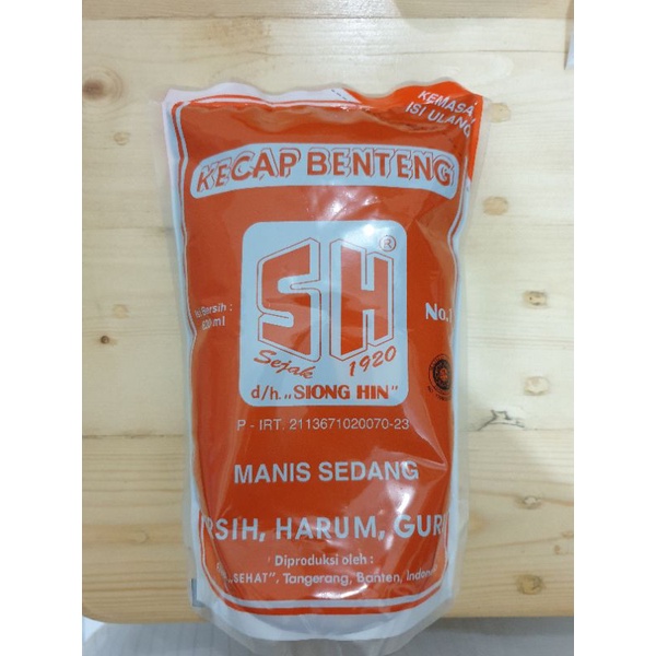 Jual Kecap Manis Sedang / Kecap Benteng SH (Siong Hin) 620ml Ready ...