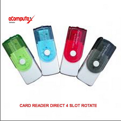 Jual CARD READER DIRECT 4 SLOT ROTATE | Shopee Indonesia