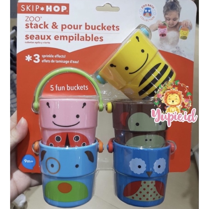 Jual Skphop stack and pour buckets bath toy | Shopee Indonesia