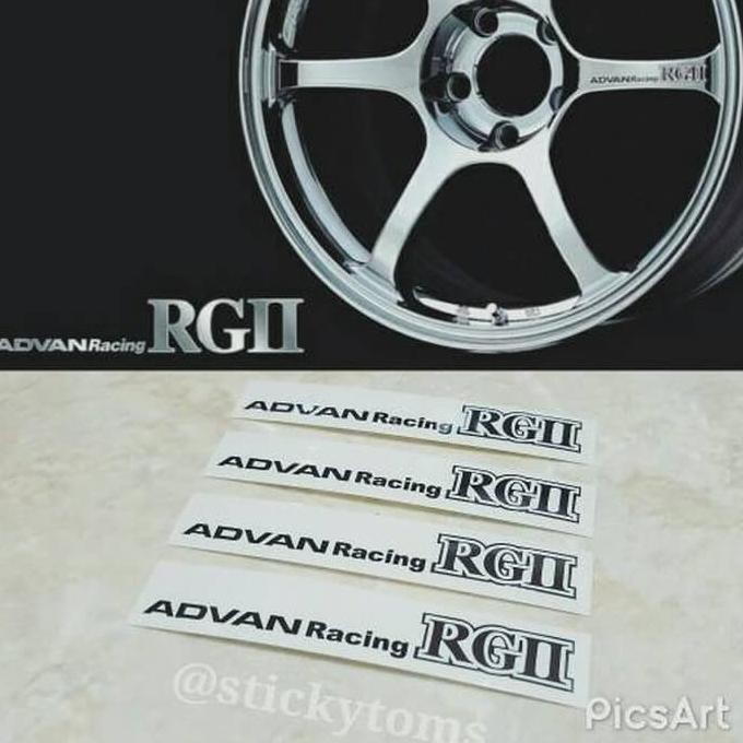 Jual Stiker Velg Mobil Advan Rg Ii Promo | Shopee Indonesia