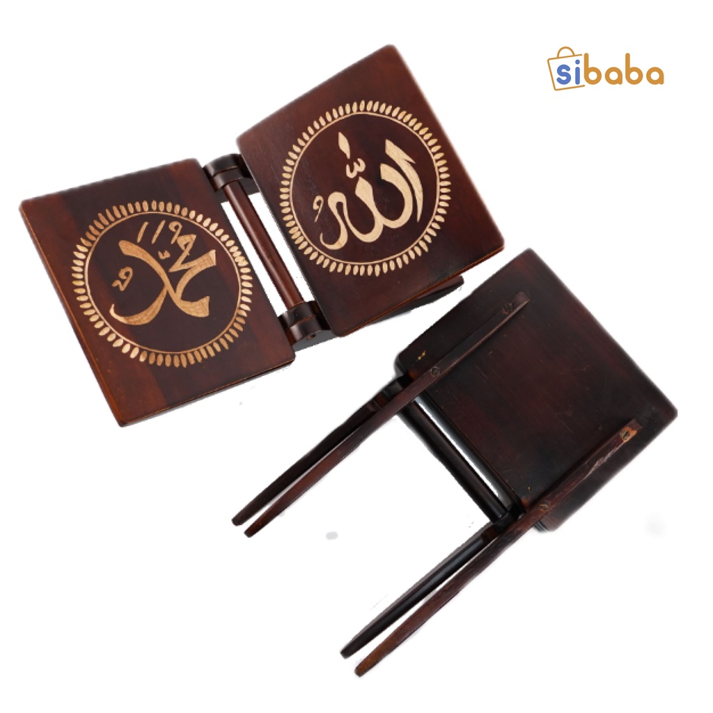 Jual Sibaba.id - Rehal Size Kecil Tempat Baca Alquran Asli Kayu Jati ...