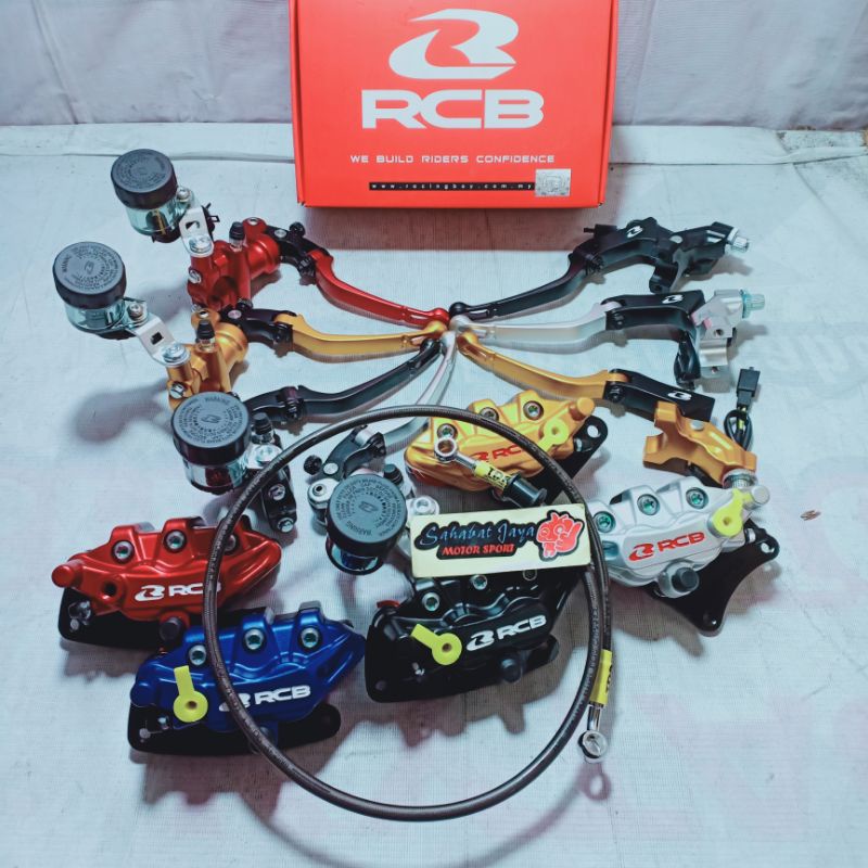 Jual Paket RCB Master Rem Set Kanan RCB S1 Radial Handle Kiri Kopling Rem S1 Kaliper Depan RCB ...