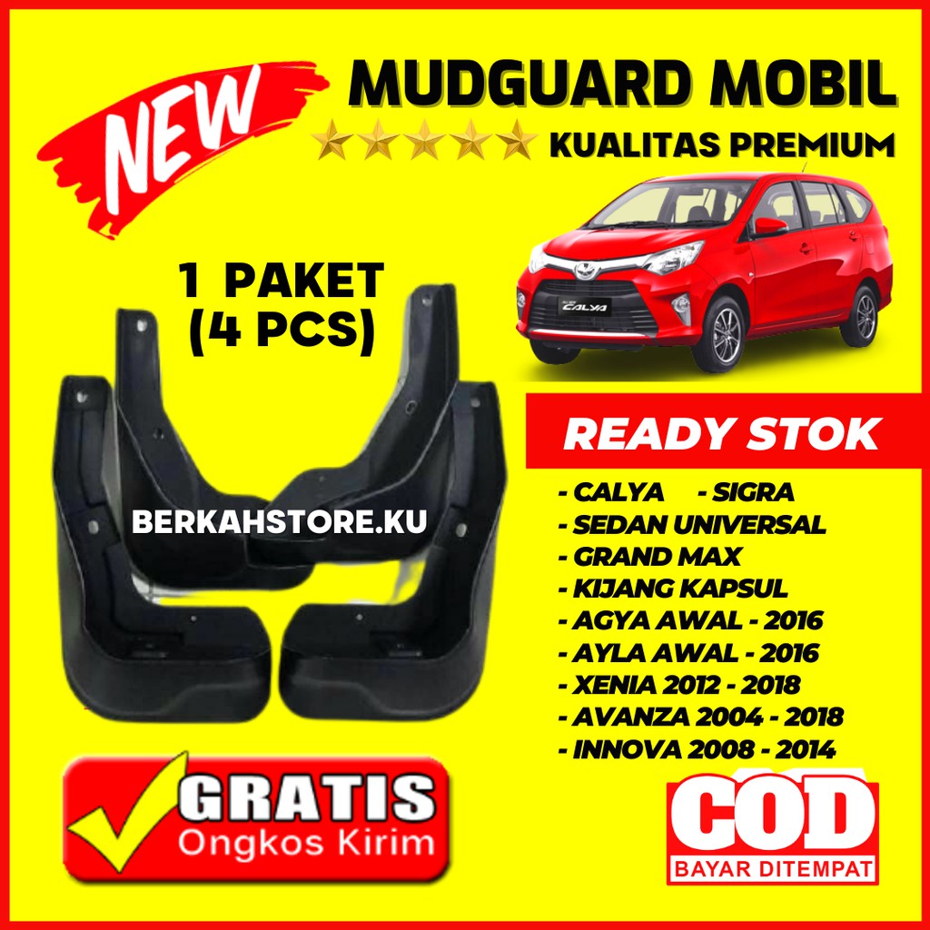 Jual Mudguard Mobil Karpet Lumpur Calya Sigra Kualitas Premium Avanza ...