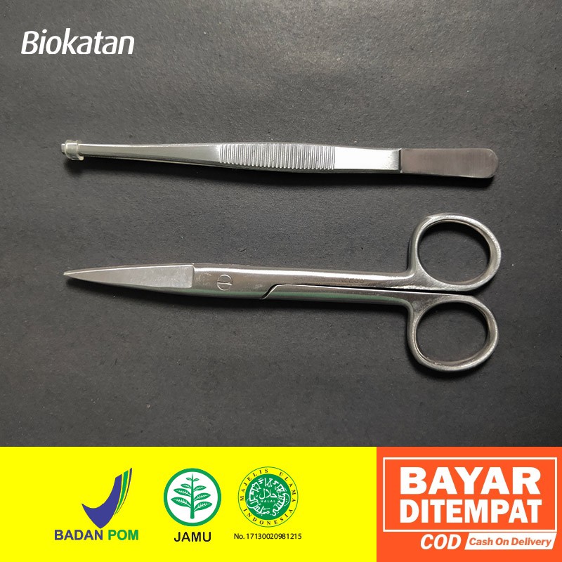 Jual Gunting Operasi Bedah 14cm Gunting standar kemenkes Perawatan Luka ...
