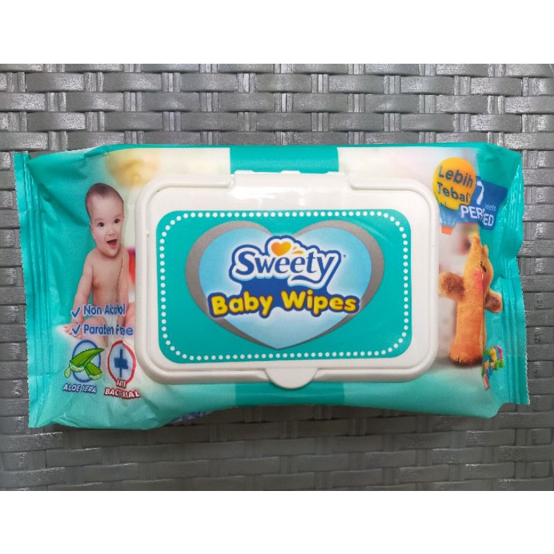 Jual Sweety Tissue Basah Perfume 72sheet Baby wipes | Shopee Indonesia