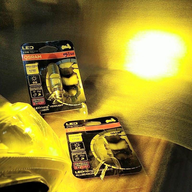 Jual BOLHAM Halogen OSRAM LED T19 AllSeason. Golden Yellow (Sinar ...