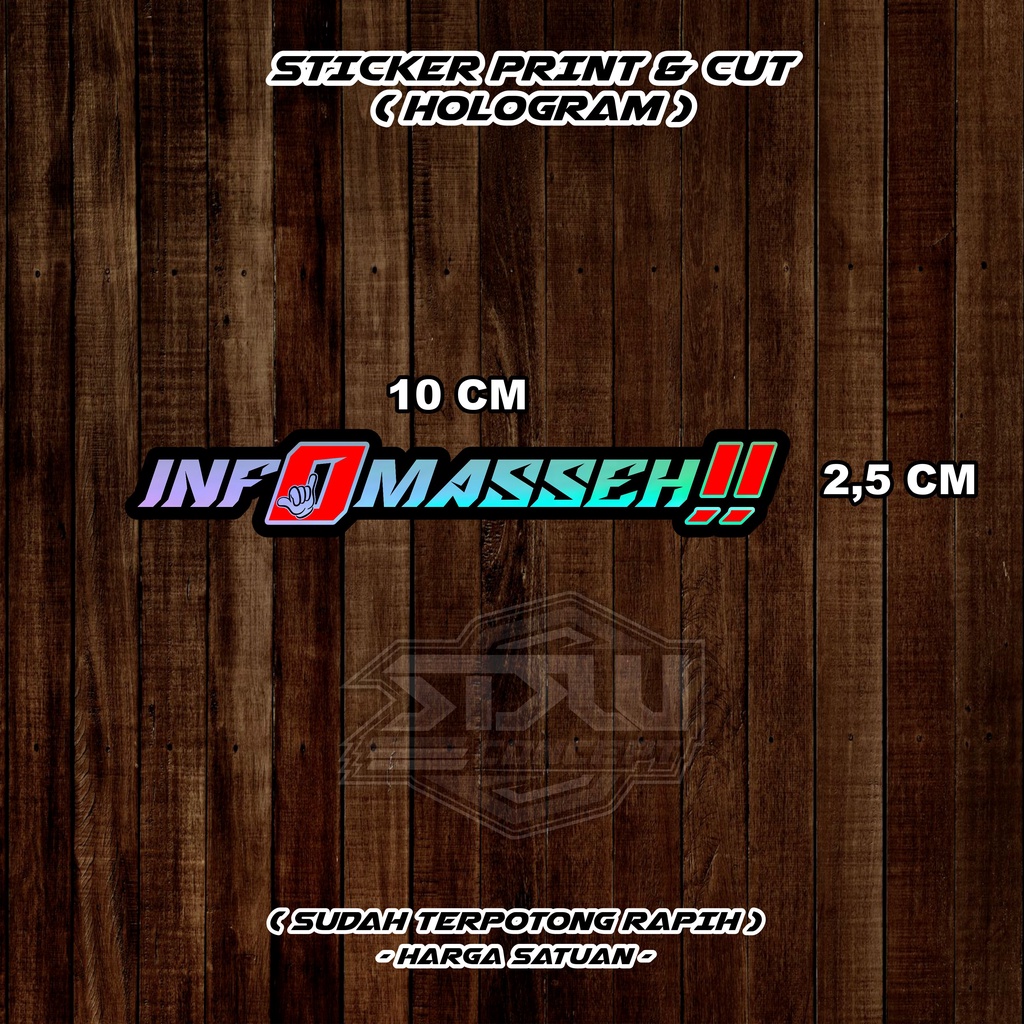 Jual Sticker Print Racing Hologram sticker motor stiker motor harga ...