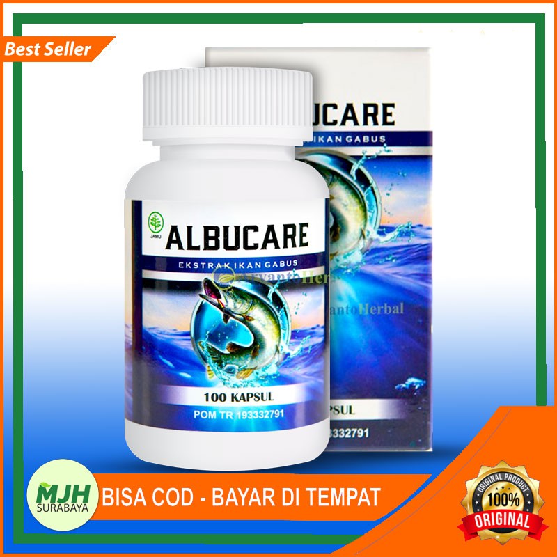 Jual Albucare Kapsul Ekstrak Ikan Gabus Original 100% Asli (Kemasan ...
