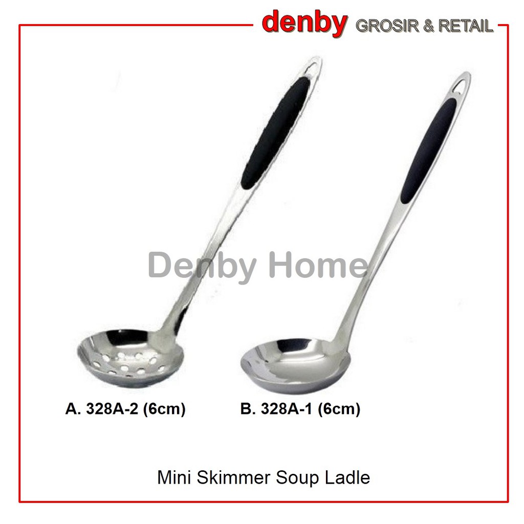 Jual Sendok Mini shabu2 Sop Sayur lobang Soup Ladle Skimmer | Shopee ...