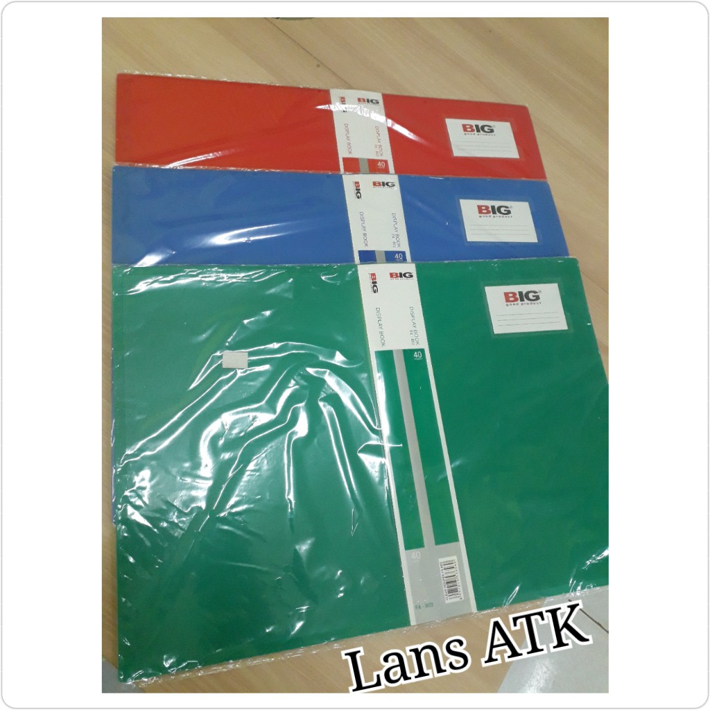 Jual Display Book / Map Clear Holder BIG isi 40 Pocket F4-802 | Shopee ...