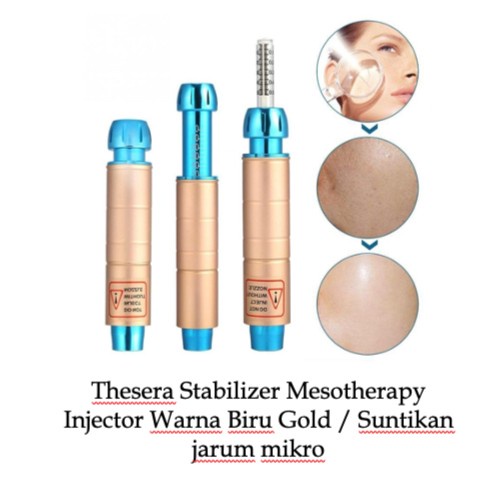 Jual Thesera Stabilizer Mesotherapy Injector Warna Biru Gold | Shopee ...