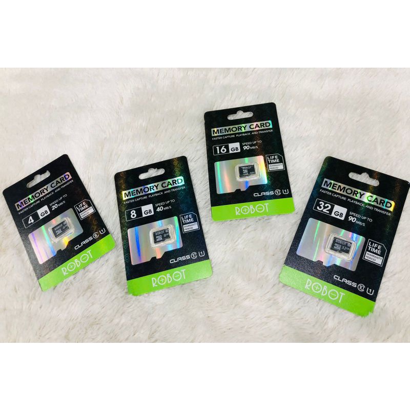Jual MEMORY CARD / SD CARD ROBOT CLASS 10 GARANSI SEUMUR HIDUP | Shopee ...