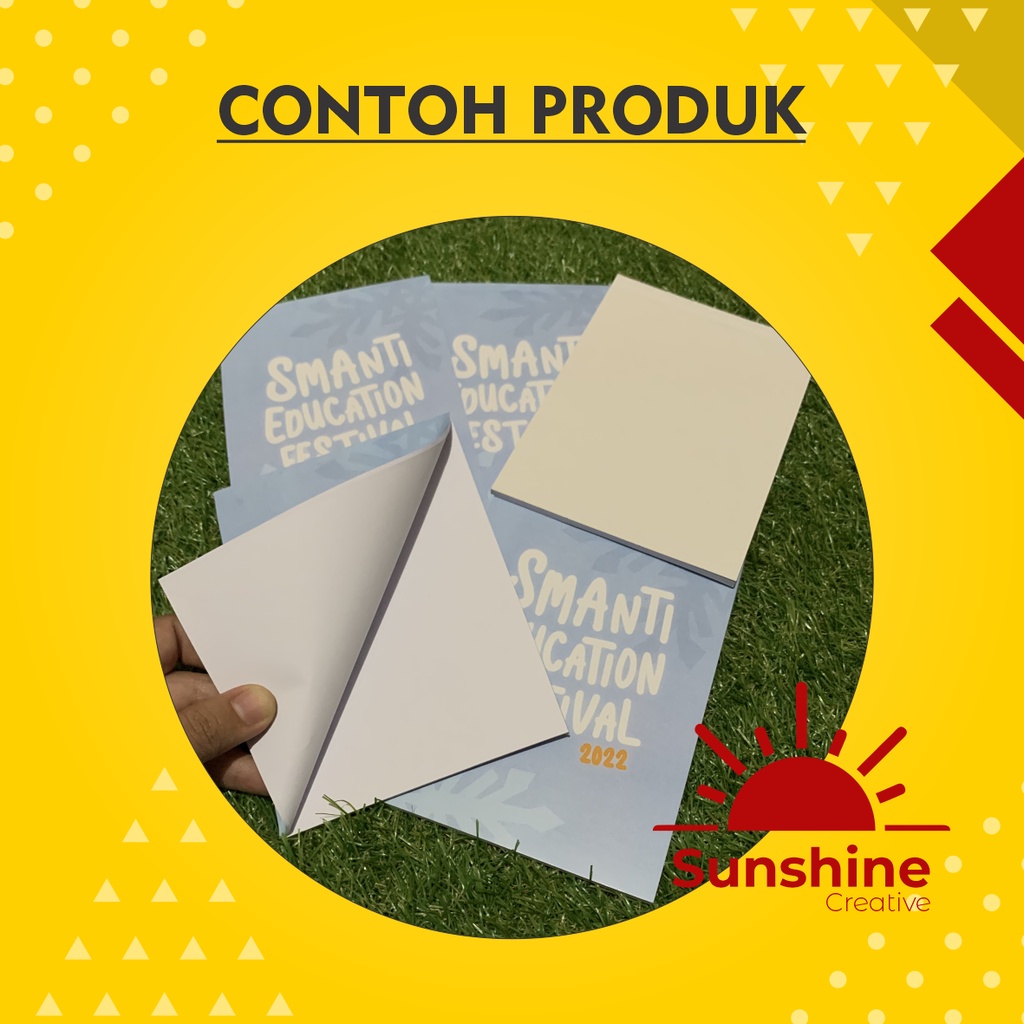 Jual Notes A6 Biasa (Stapler / Lem ) - 25 Lembar (50 Halaman) - Note ...